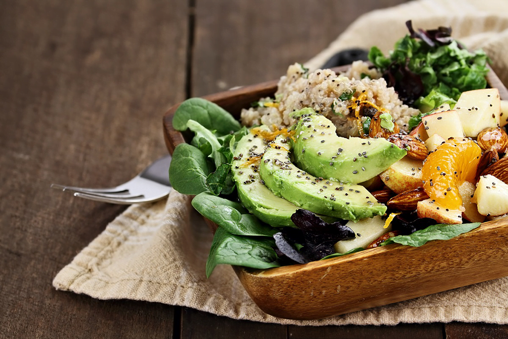 Salada mista com Abacate e Tangerina – L.A. Ferretti Frutas